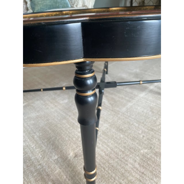 Nininger and Company Custom Lacquered Tray Table | Chairish