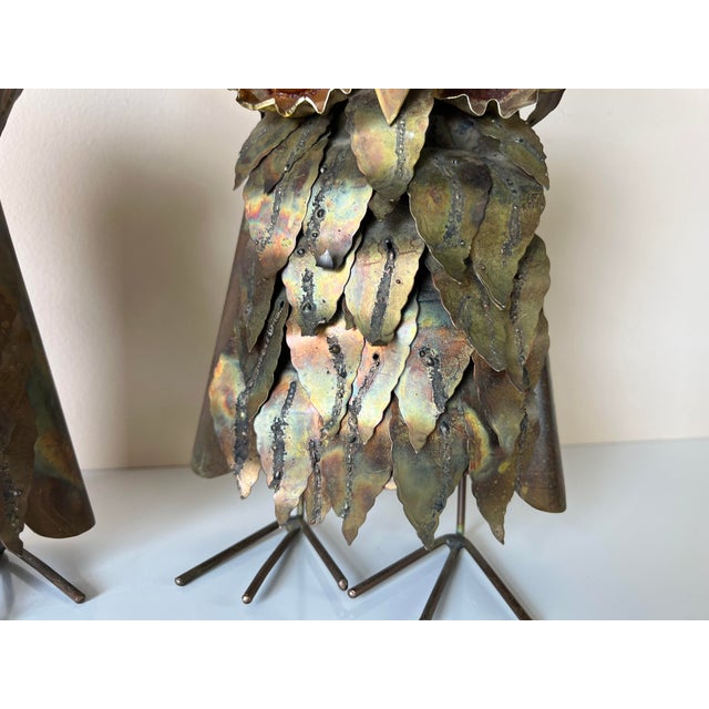 Mid Century Curtis Jere Owl Sculptures - a Pair | Chairish