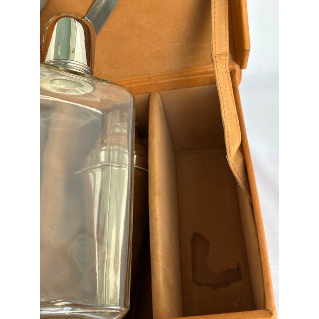 Antique Travel Cocktail Bar Set by Abercrombie & Fitch, Leather Cased ...