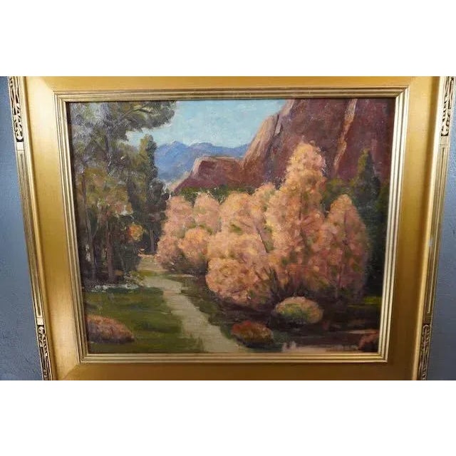 Scott Snowden - California Landscape 1930s Oil on Canvas | Chairish