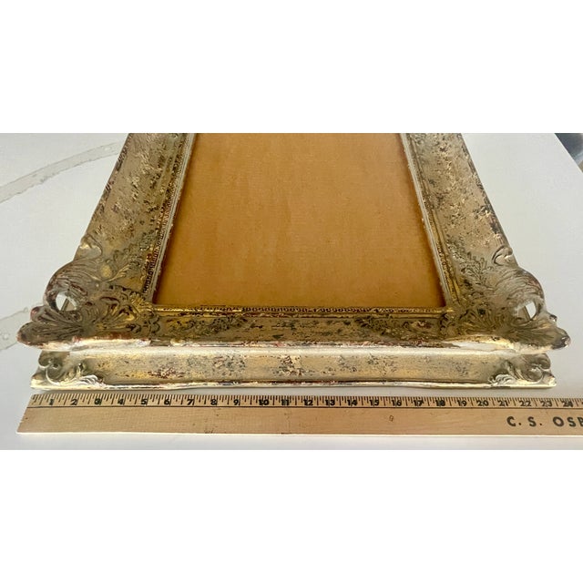 Antique French Gilded Gesso Gold Frame | Chairish