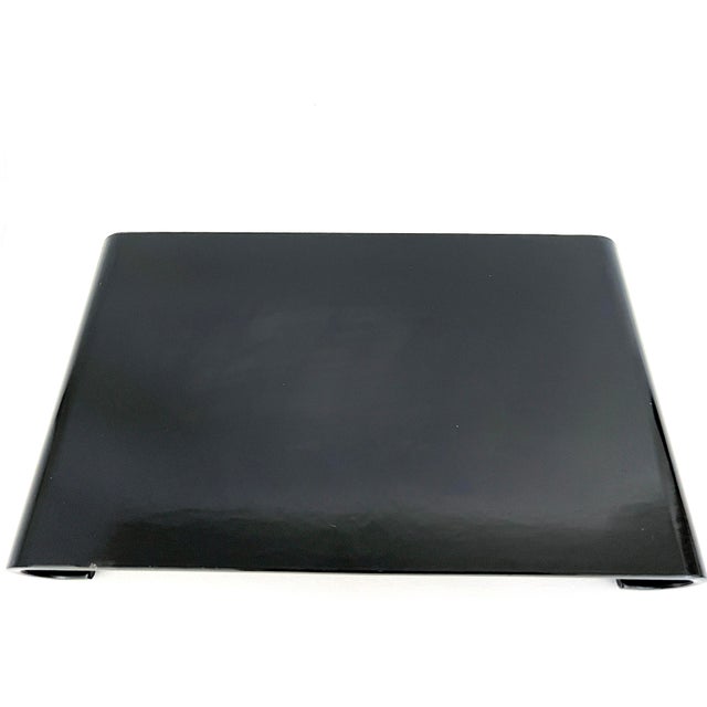 Large Japanese Ebony Black Scrolled Rectangular Platform Pedestal or ...