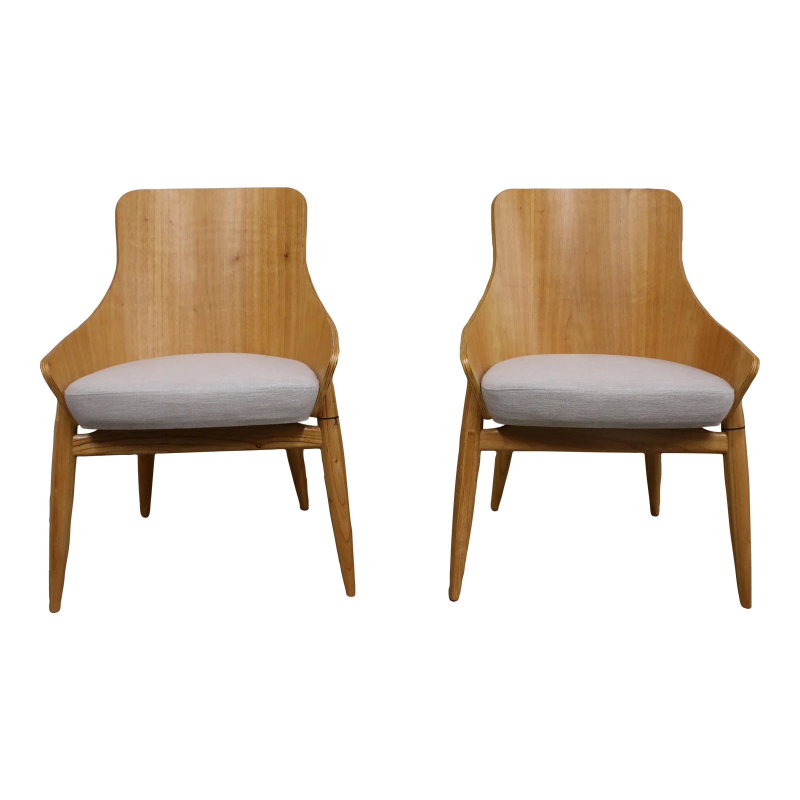 Uultis Shell Dining Chair Mh2992 - Set of 2 | Chairish