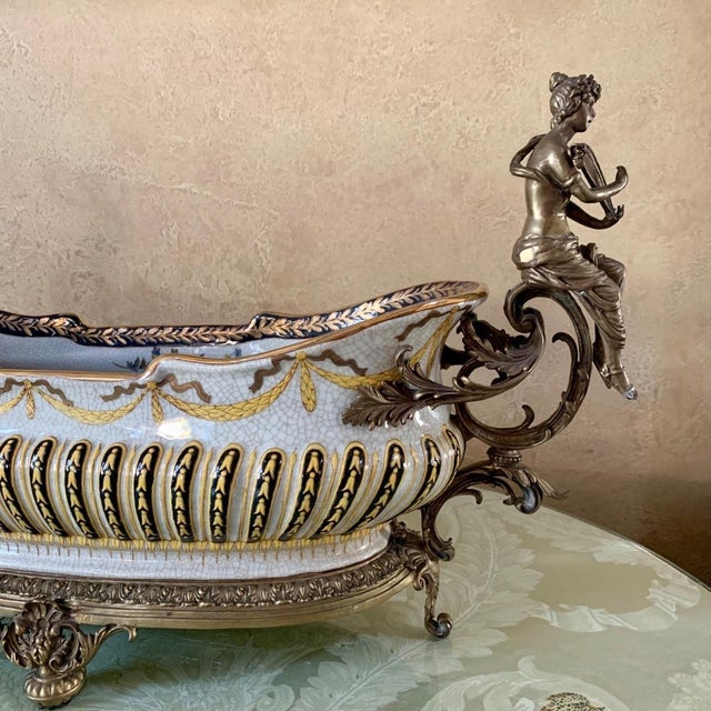 Vintage Mark Roberts Neoclassical Sevres Style Porcelain & Figural ...