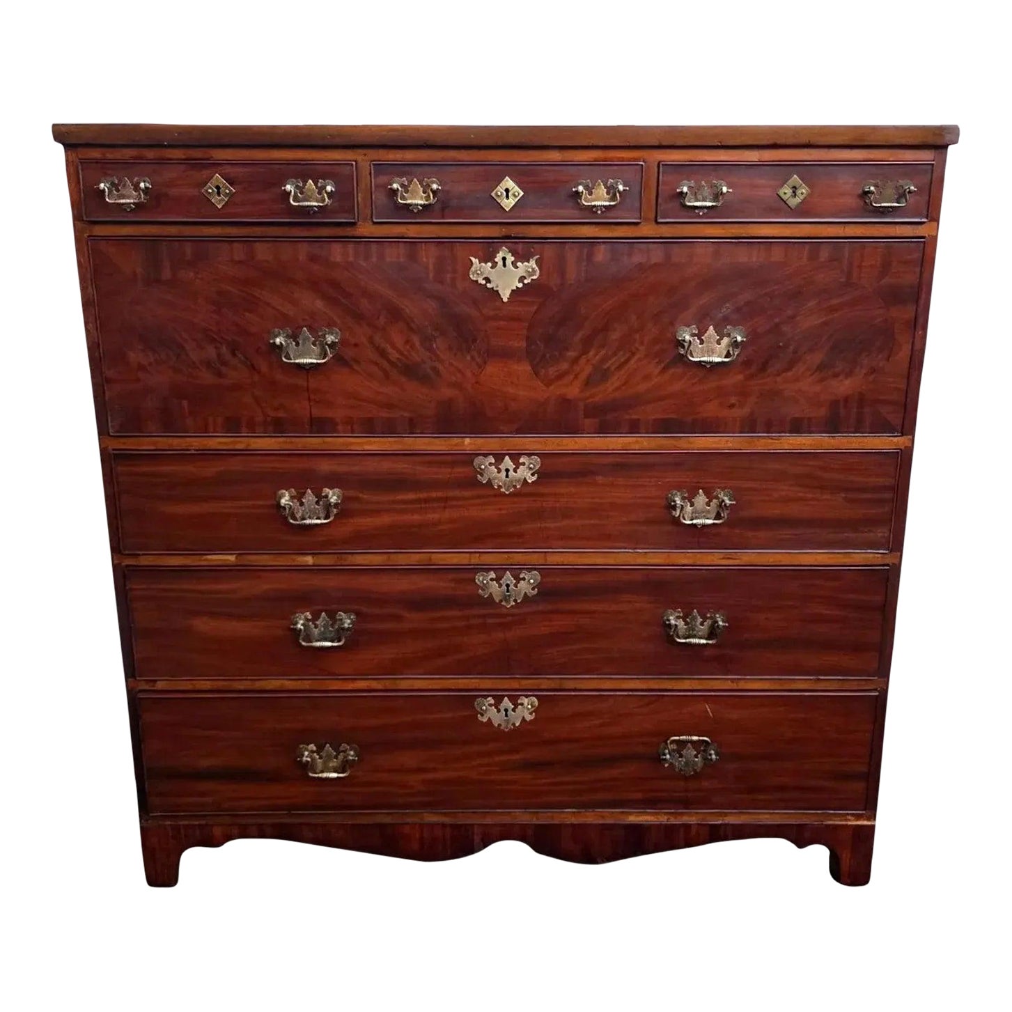 19th Century Federal Tall Chest | Chairish