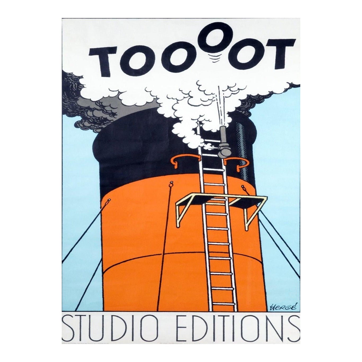 1980 Toooot Studio Editions Poster | Chairish