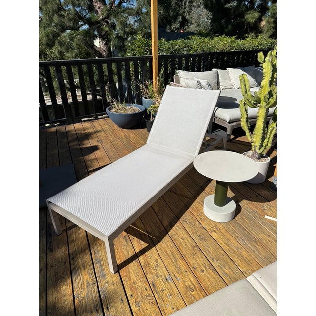 Kettal Outdoor Chaise Lounges & Side Tables, 6 Pieces | Chairish