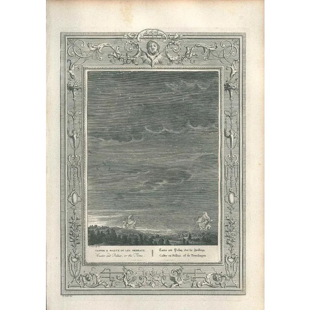 Les Gemeaux Castor et Pollux - Etching by B. Picart - 1742 1742 | Chairish