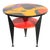 1970's Memphis Style Multi Color 2 Tiered Accent/ Side Table | Chairish