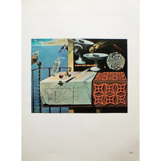 1957 Salvador Dali "Living Still Life", Original Period Photogravure ...