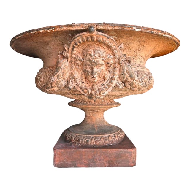 Antique French Patinated Iron Planter Fundición Val d'Osne From Paris ...