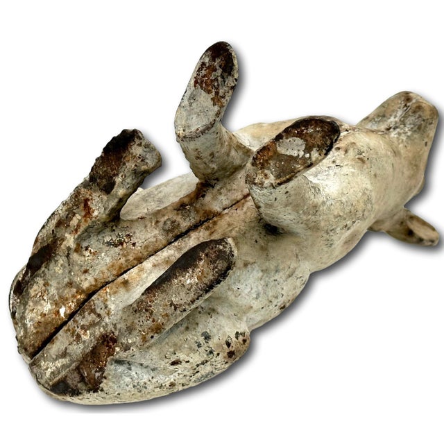 Very Rare Large Antique Cast Iron Rabbit Garden Ornament Made at New ...
