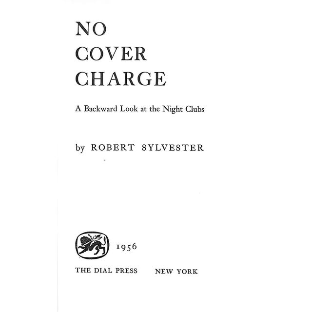 No Cover Charge Book | Chairish