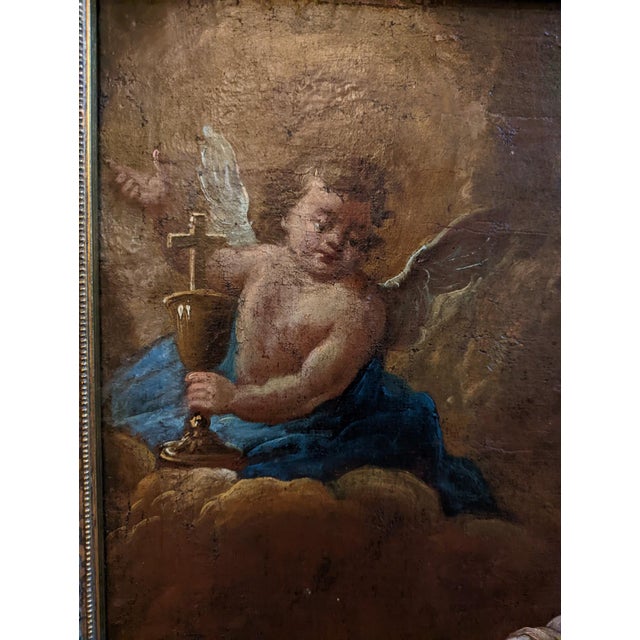 17th Century Antique Christ Praying in the Garden of Gethsemane Oil ...