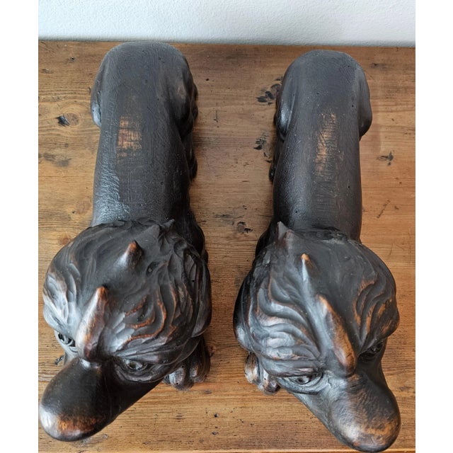 Antique European Renaissance Gothic Revival Grotesque Lion Figure ...