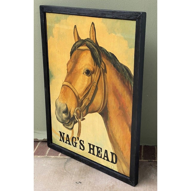 English Pub Sign, "Nag's Head" | Chairish