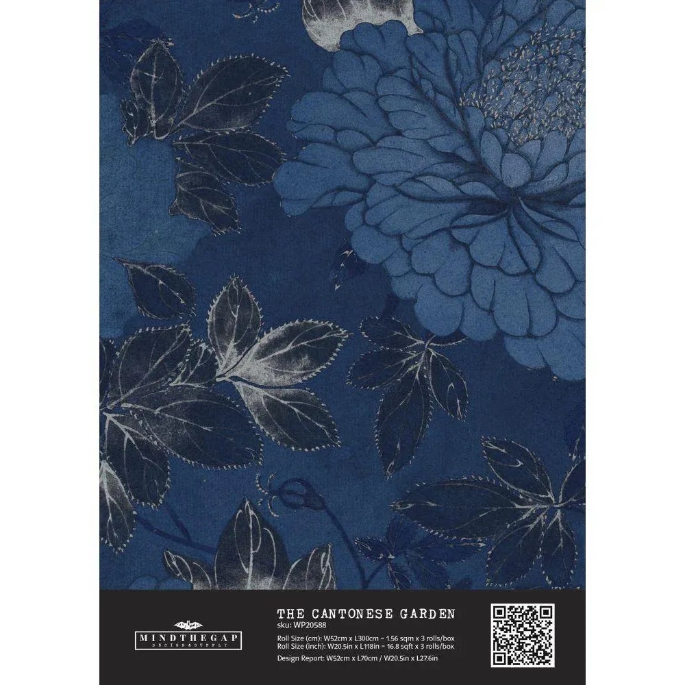 Mind the Gap The Cantonese Garden Wallpaper Sample | Chairish
