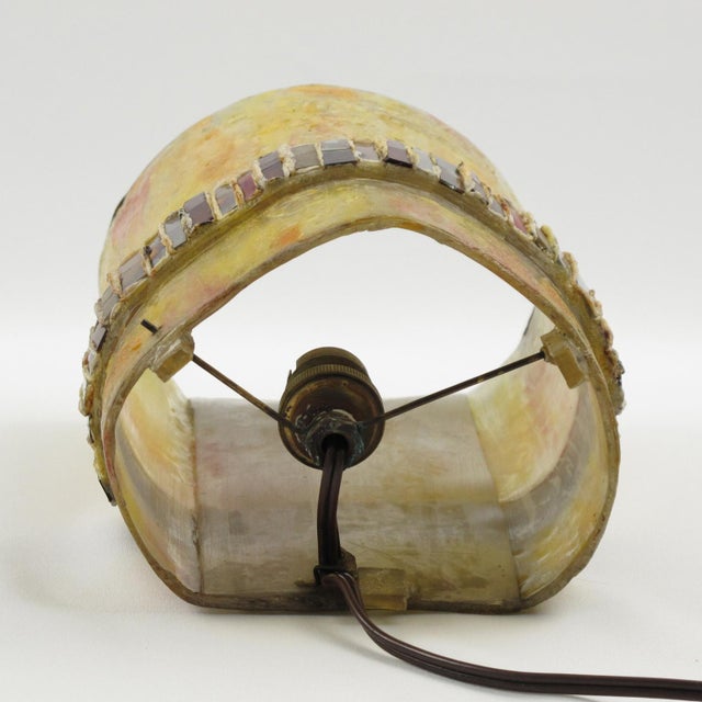 Line Vautrin School Talosel and Mirror Table Lamp or Sconce | Chairish