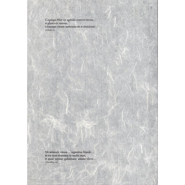Salvador Dalí Biblia Sacra "Noe Qui Primus Plantavit Vineam" (Noah Who ...