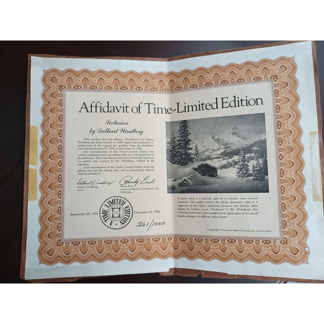 Dalhart Windberg “Seclusion” Limited Edition Print | Chairish