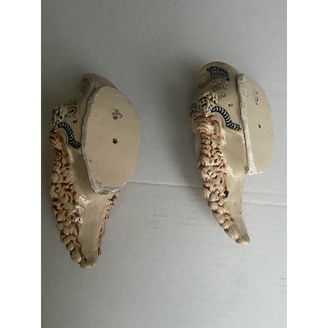 17th Century Style Majolica Mythological Cuirassier Helmet Satyr Wall ...