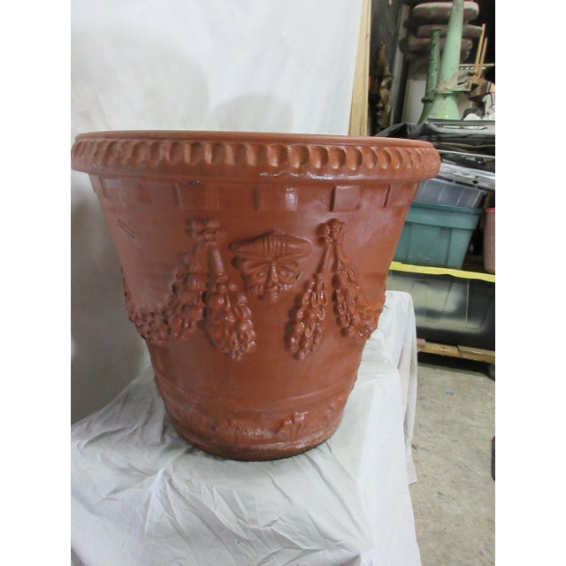 Large Italian Garden Pots - Set of 2 | Chairish
