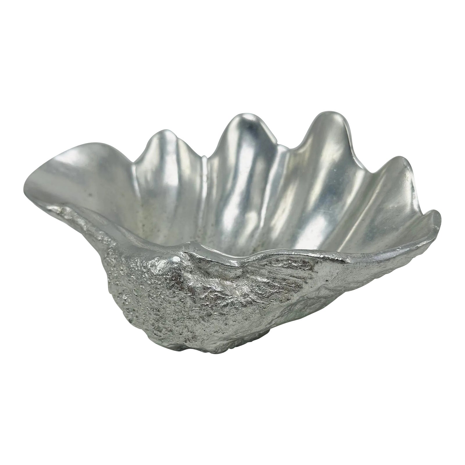 Vintage Arthur Court Silver Shell Bowl | Chairish