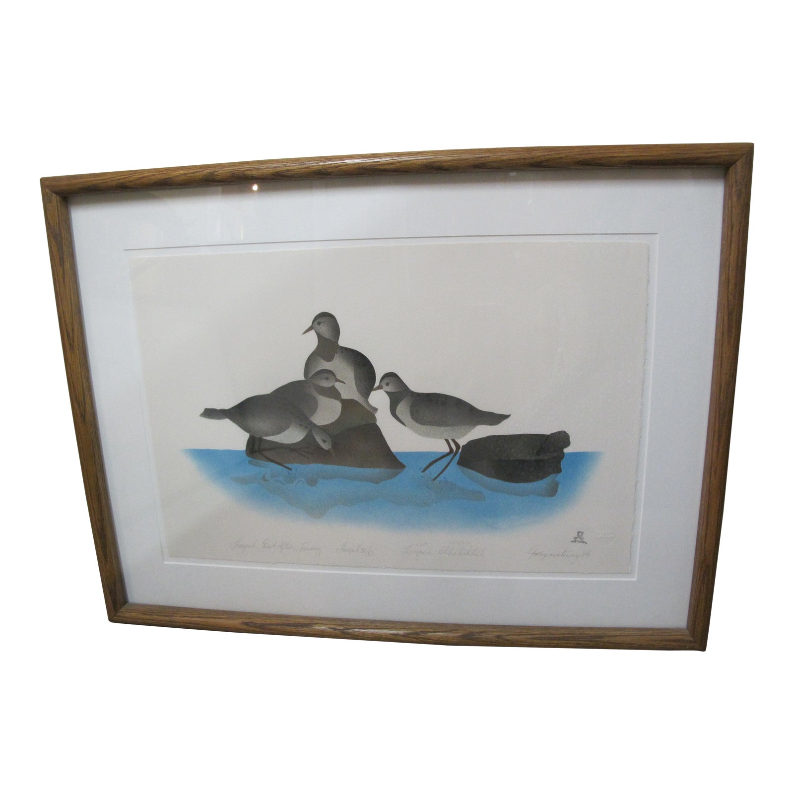 Thomasee Alikatuktuk Inuit Signed Limited Stencil Shayak Rest After ...