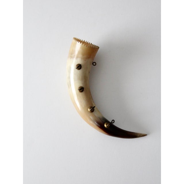 Vintage Horn Hook Rack | Chairish