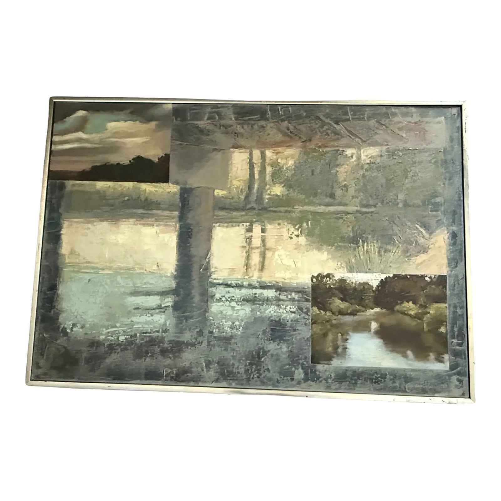 Mid Century Landscape by Cecil Lang Casebier | Chairish