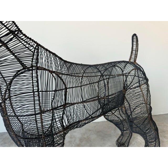 Vintage - Modern Lifesize Airedale Terrier Topiary Frame / Sculpture ...