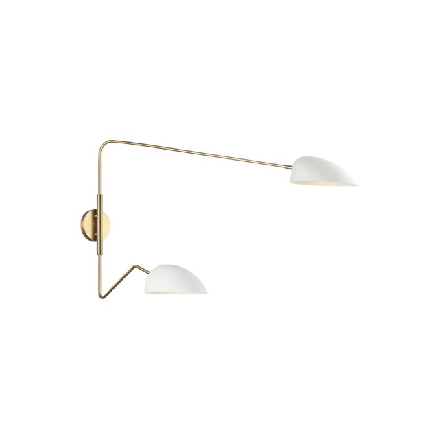 Ellen DeGeneres by Generation Lighting Jane Double Task Sconce, White ...