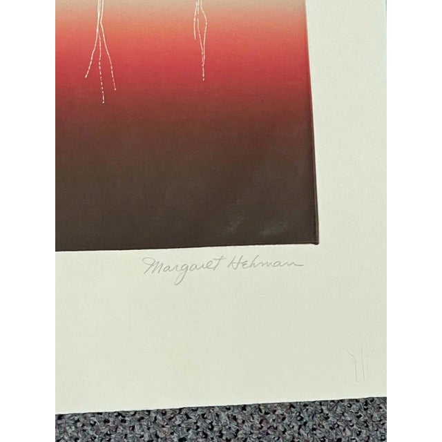 1980s Margaret Hehman "Balloon Moons" Fine Art Hand Signed Etching ...