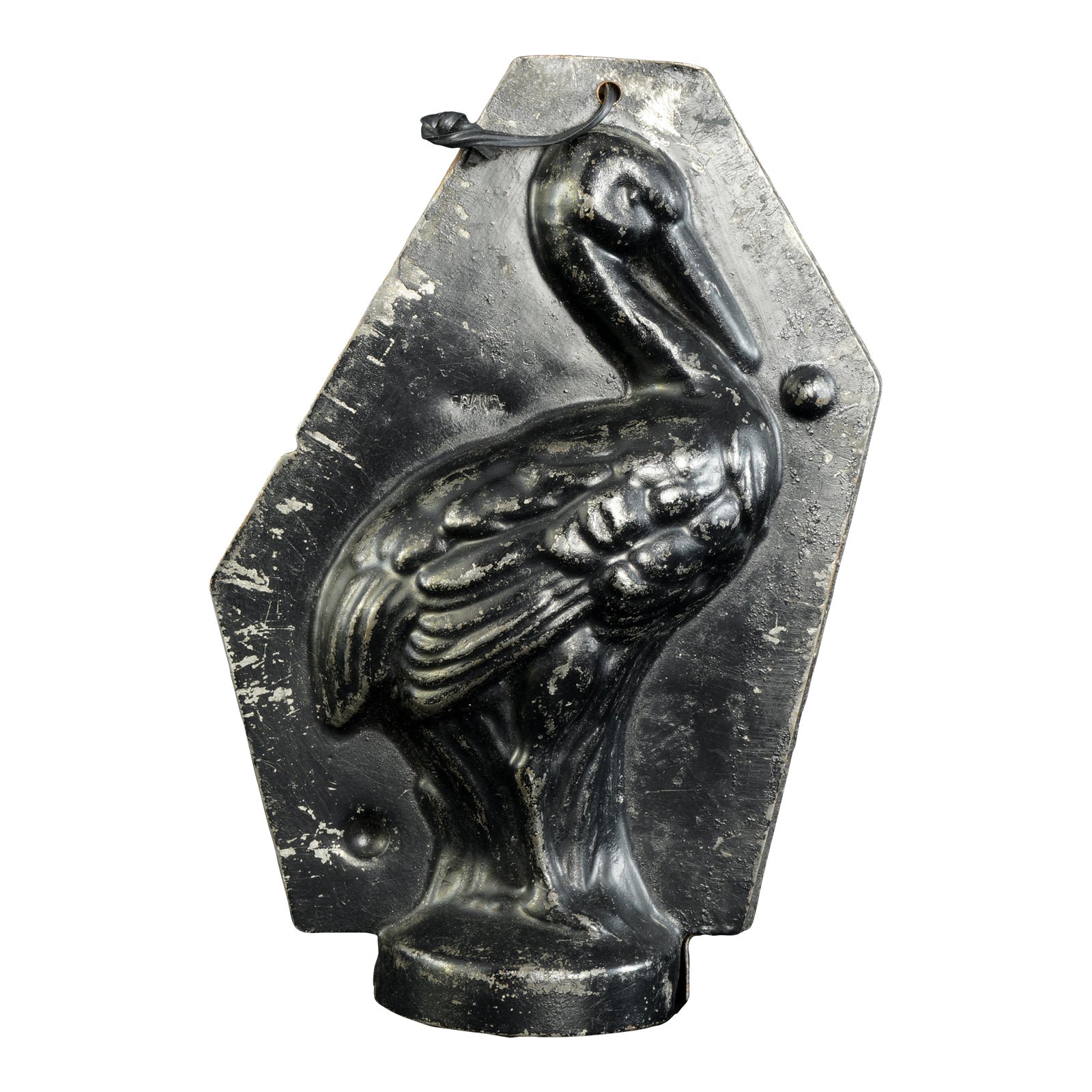 Antique 1900s French Stork Chocolate Mold | Chairish