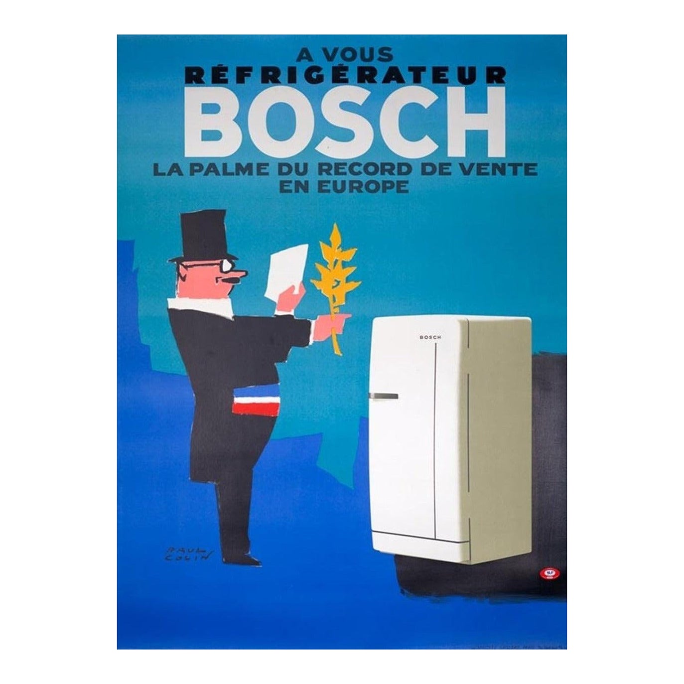 1963 Bosch Poster | Chairish