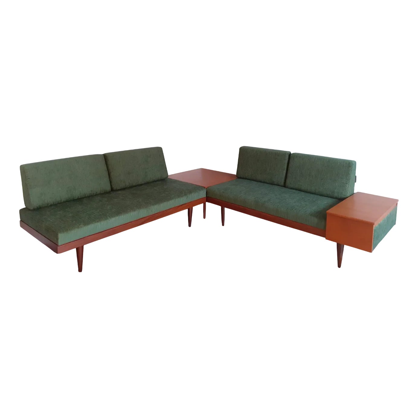 Mid-Century Scandinavian Daybeds and Corner Table by Ingmar Relling for ...
