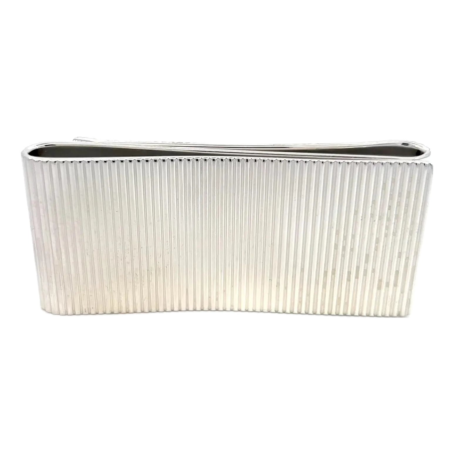 1990s Tiffany & Co Estate Double Money Clip Coin Edge Sterling Silver ...