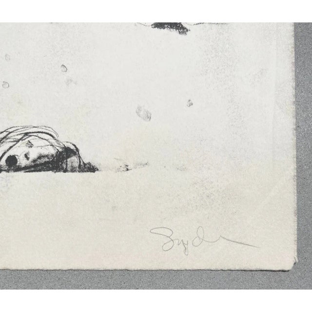 1980s Richard Snyder Figural Lithograph | Chairish