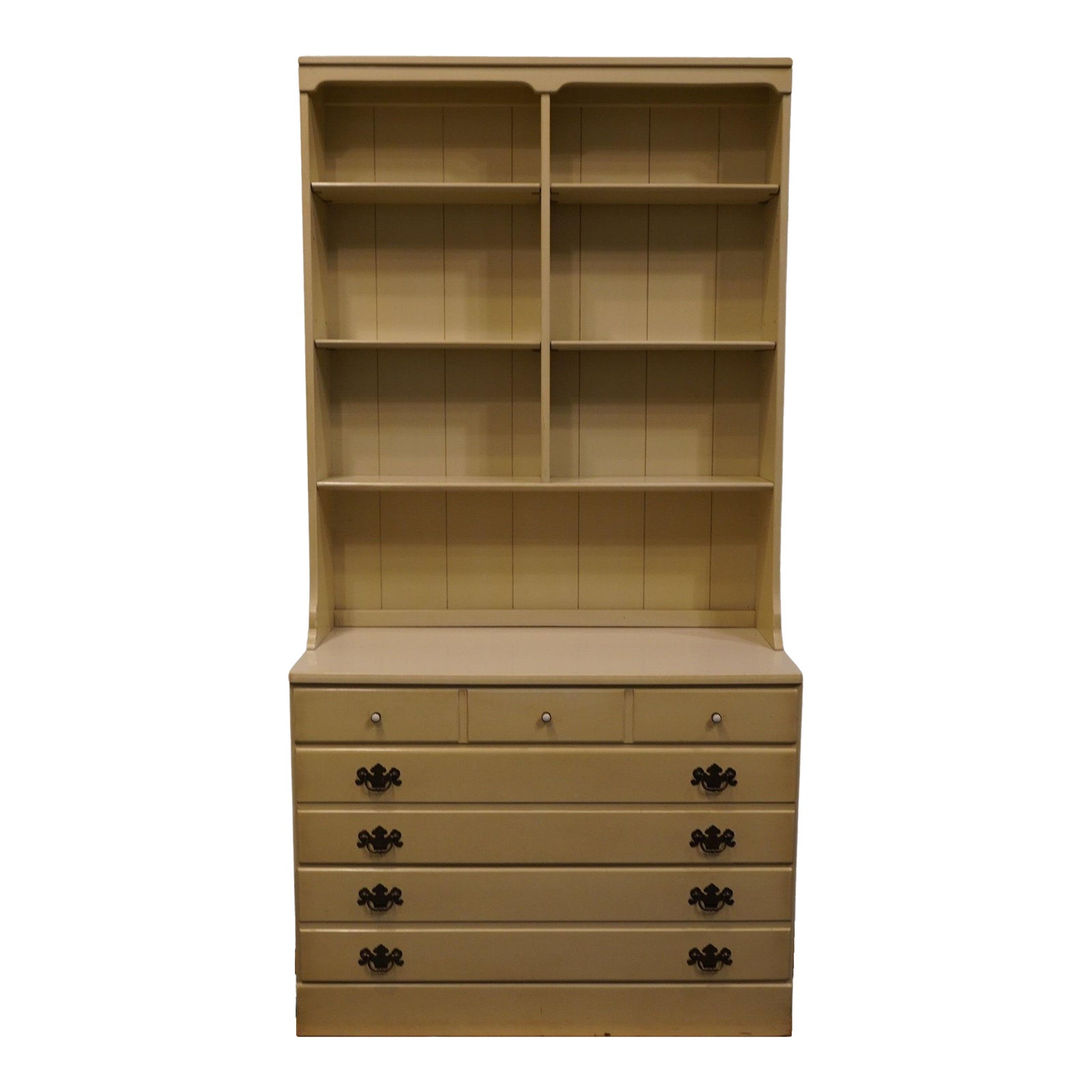 Ethan Allen Heirloom Maple Custom Room Plan Crp 40" Chest W. Bookcase ...