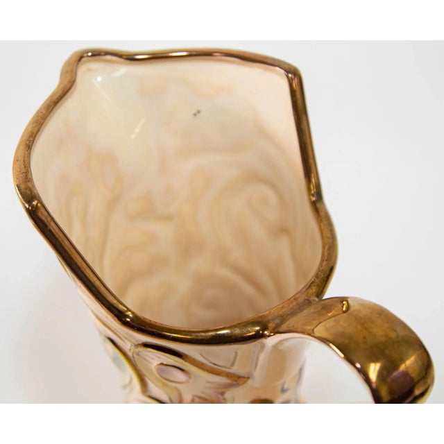 Vintage Wade Ceramic Gothic Pattern Glazed Vase in Pastel Colors Made ...