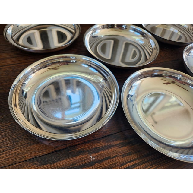 Vintage Oneida Silver Plate Appetizer Plates / Hors d'Oeuvre Plates ...