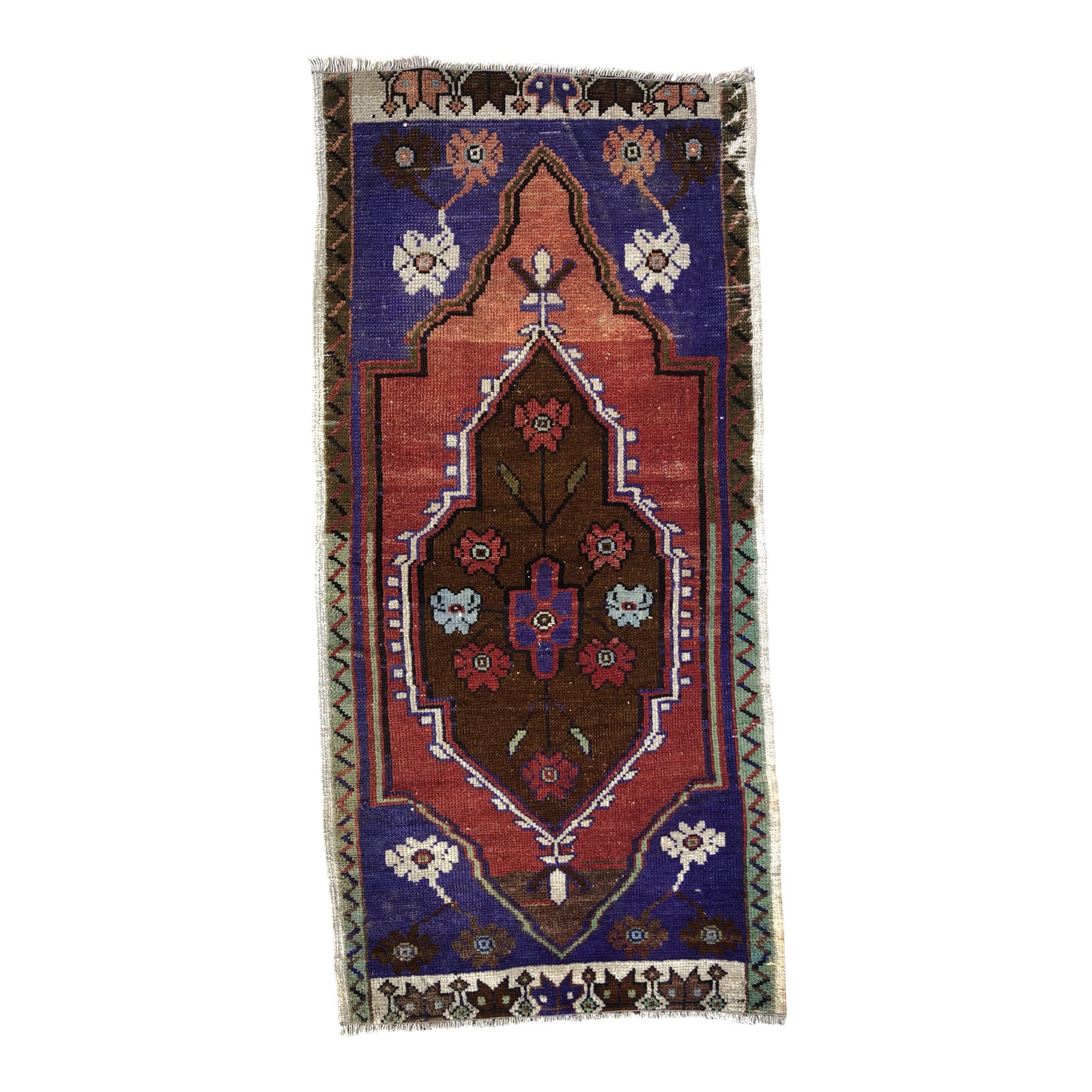 Vintage Anatolian Wool Rug | Chairish