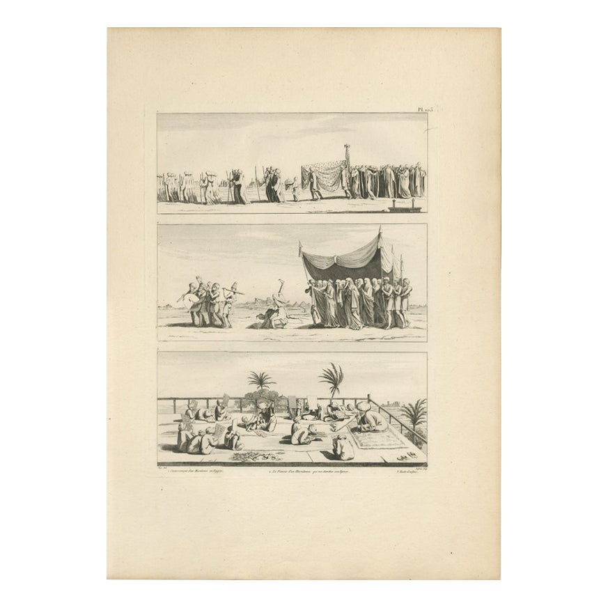 Dominique Baron Vivant Denon, Egyptian Processions and Daily Life, 1802 ...
