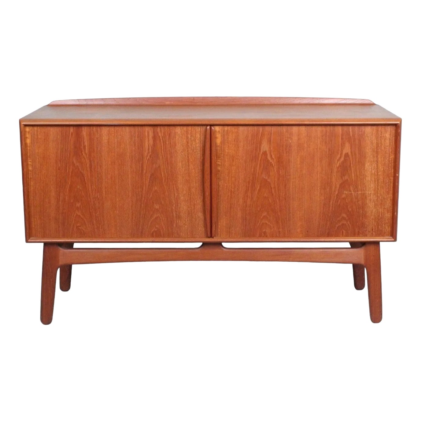 Svend Aage Madsen Small Teak Credenza for K. Knudsen | Chairish