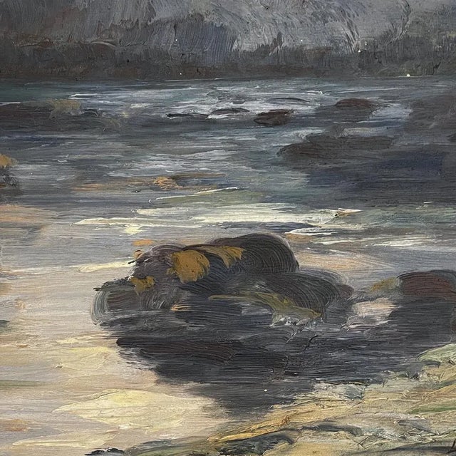 Antique Framed Oil Painting on Panel by Dieudonne Jacobs (1887-1967 ...