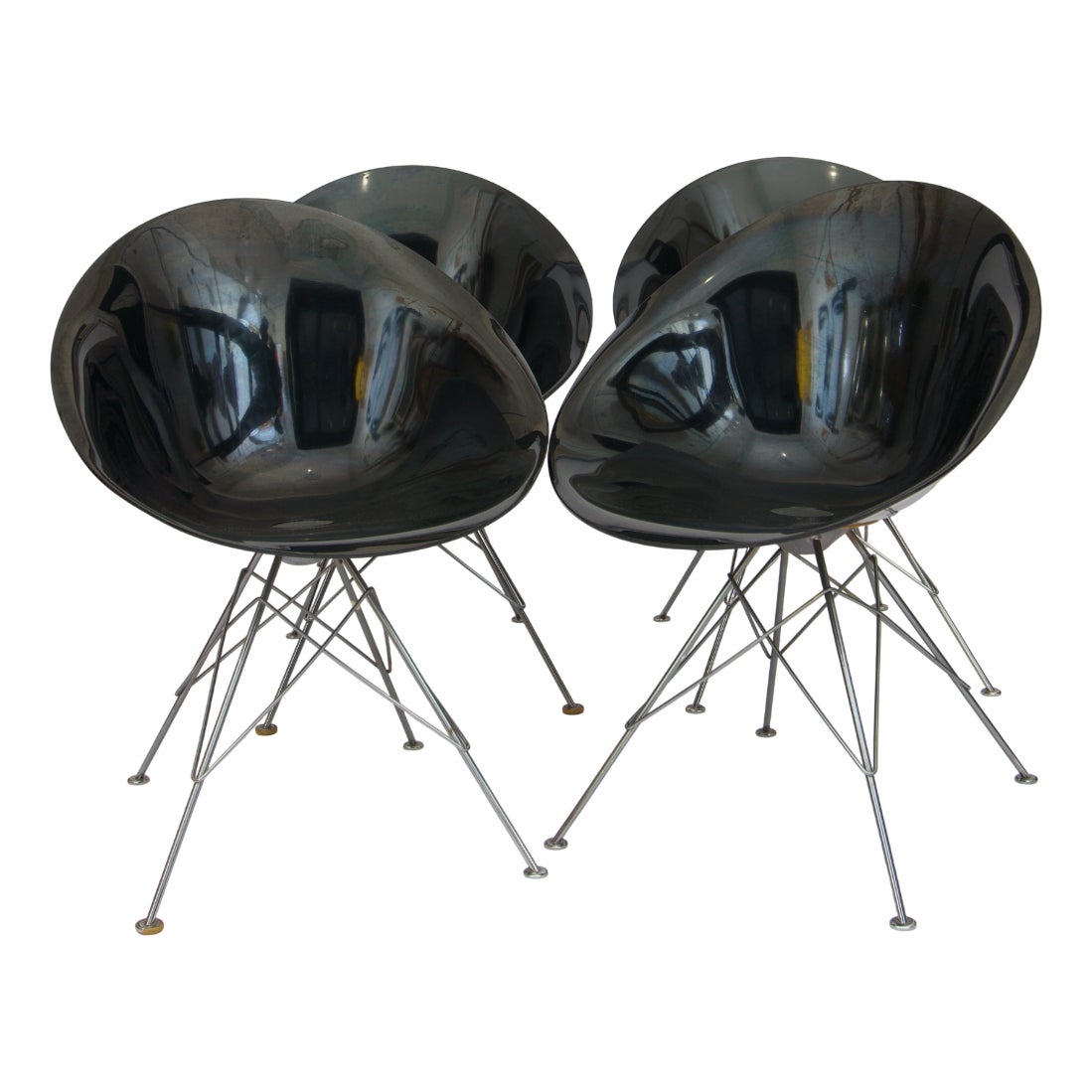 Eros Chairs by Philippe Starck for Kartell, 1990s, Set of 4 | Chairish