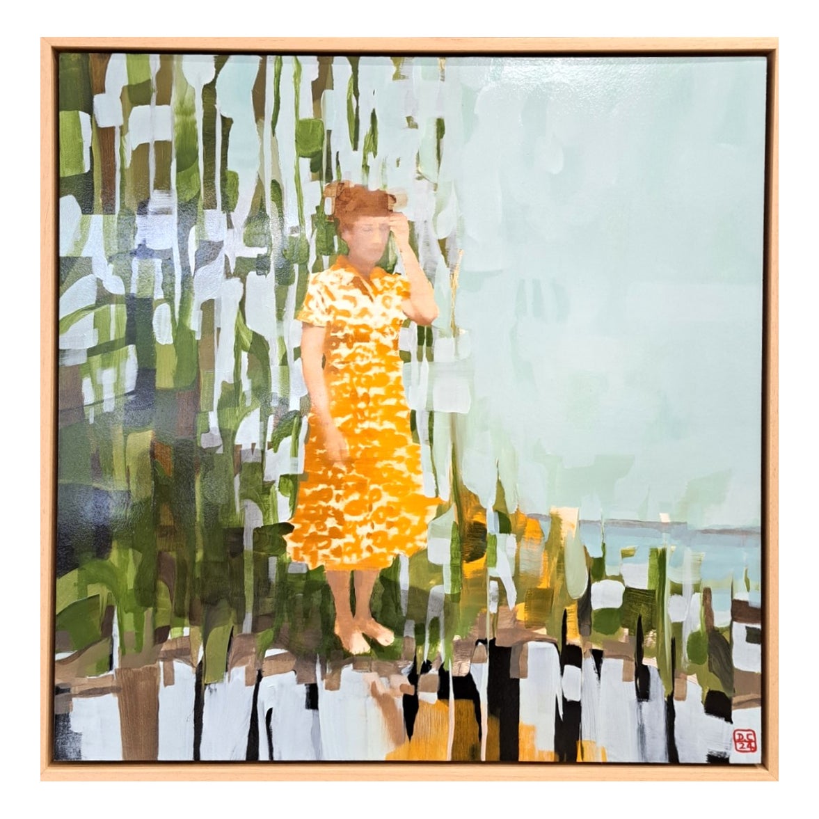 Damien Carquillat, Natures Dream No. 3, Oil on Canvas, Framed | Chairish