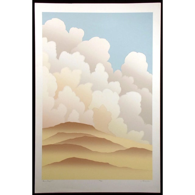 1980s Jim Boutwell "Prairie Bluffs I" Hand Signed Fine Art Serigraph ...