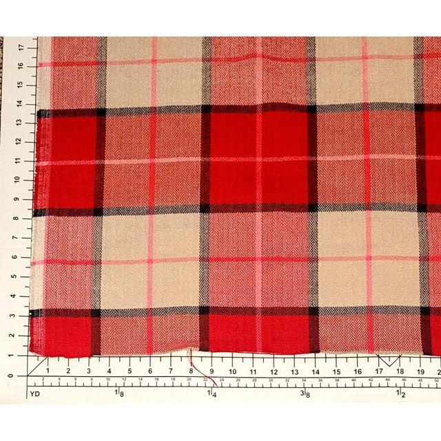 Vintage Ralph Lauren "Pennington" Tattersall Herringbone Weave Wool ...