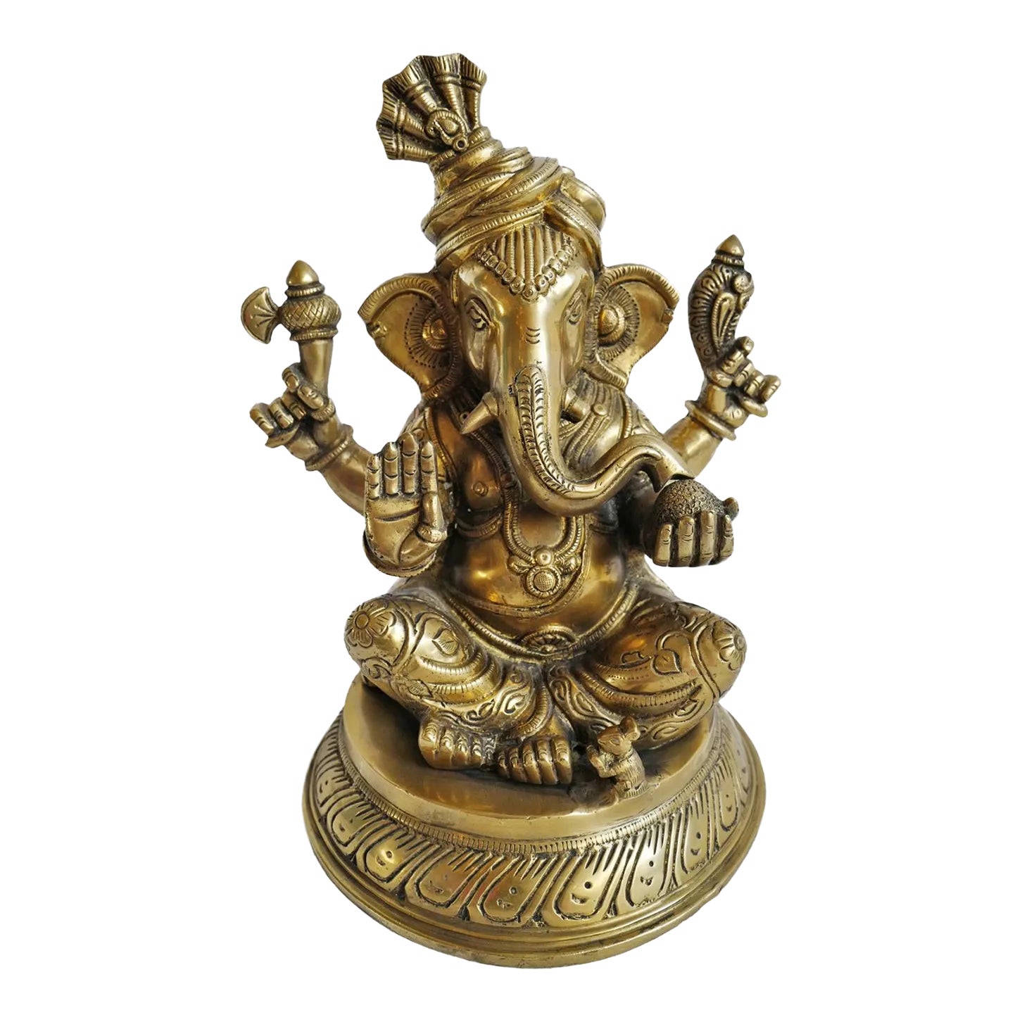 Vintage Brass Ganesha | Chairish